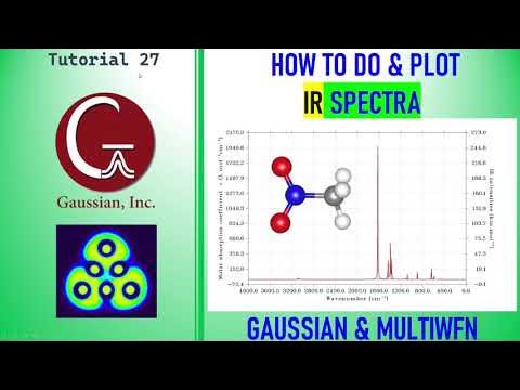 How to perform and plot IR spectrum using Gaussian 09W and Multiwfn | Infrared spectroscopy ...