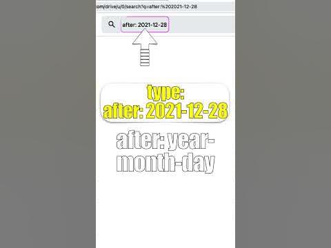 Drive - How to find files based on date modified? | #Shorts - YouTube