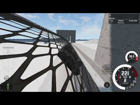 BeamNg.Drive Gridmap V2 Highspeed Ring - Oval 23.603 [WR] - YouTube
