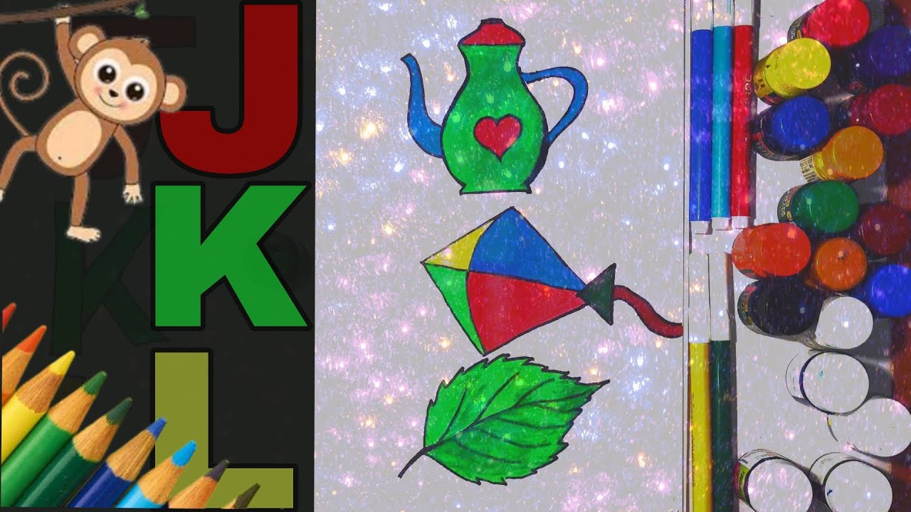 ABC drawing for Toddlers / Babies first words & ABCD Alphabets / Easy ...