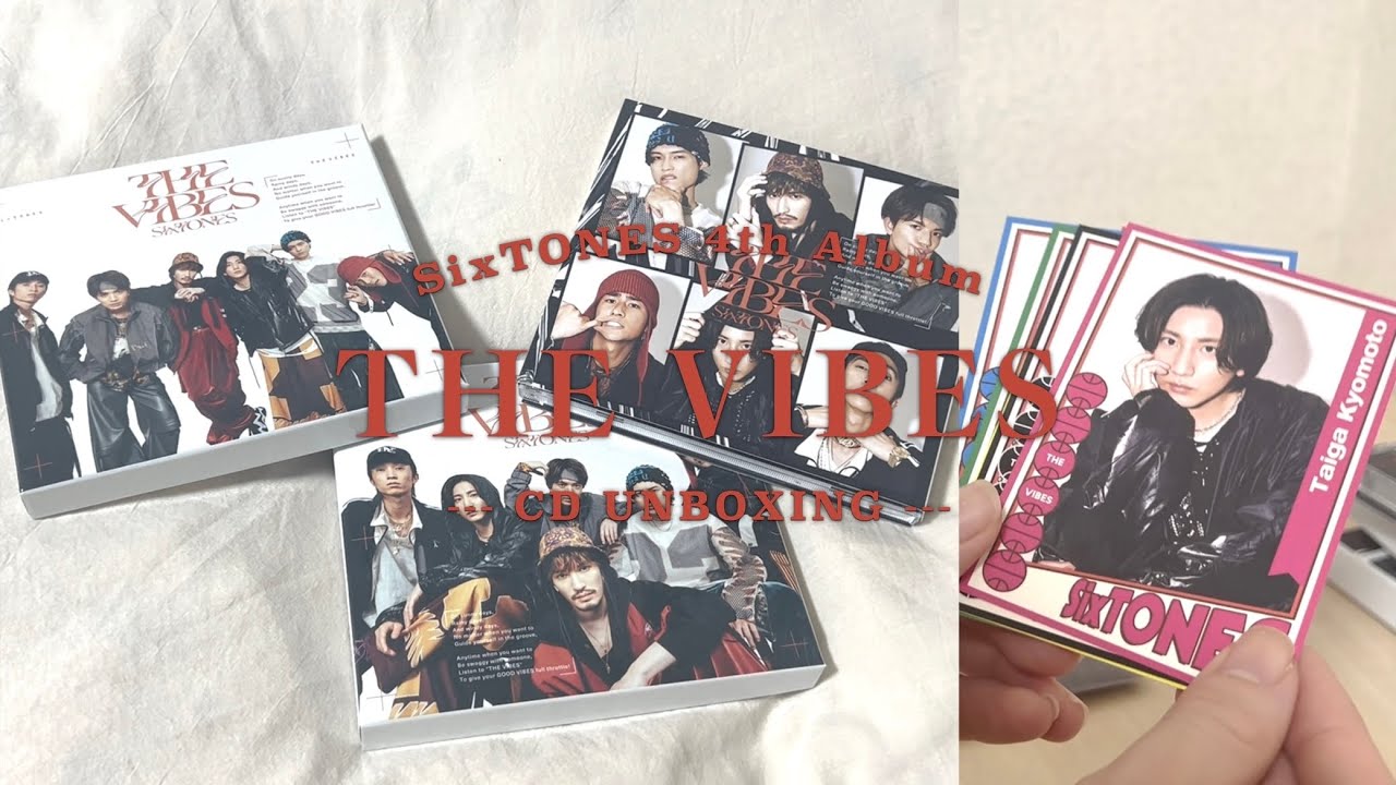 CD開封⌇SixTONES 『THE VIBES』⌇album⌇特典紹介 - YouTube