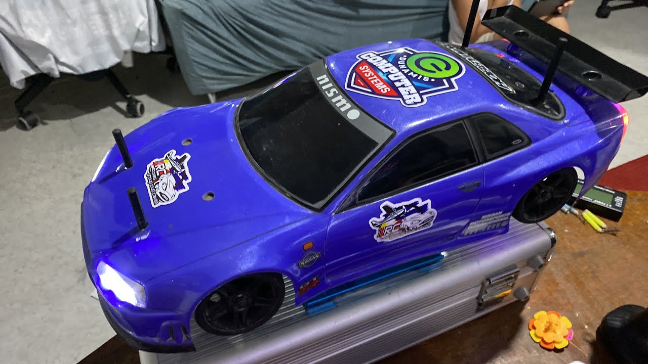 Night Drifting Cyclone “S” Touring 4 wheel drive - YouTube