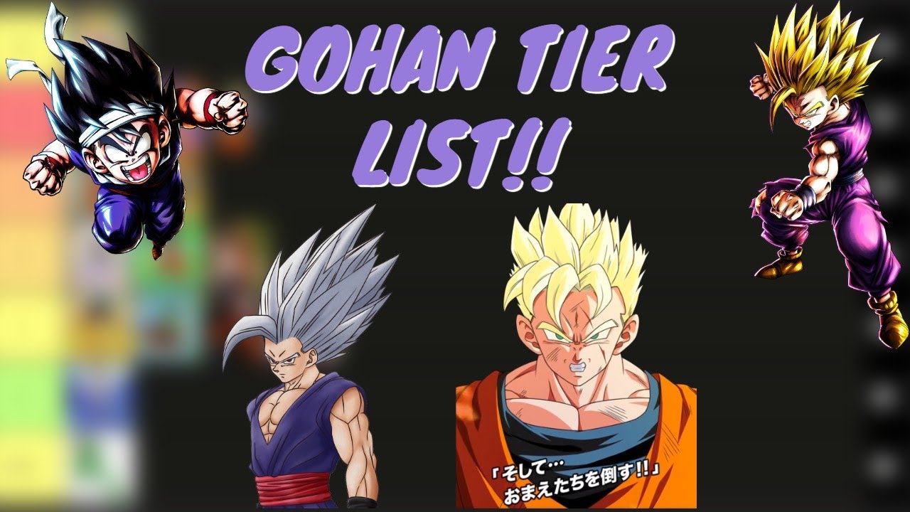 THE DEFINITIVE GOHAN TIER LIST (Happy Gohan Day!) - YouTube