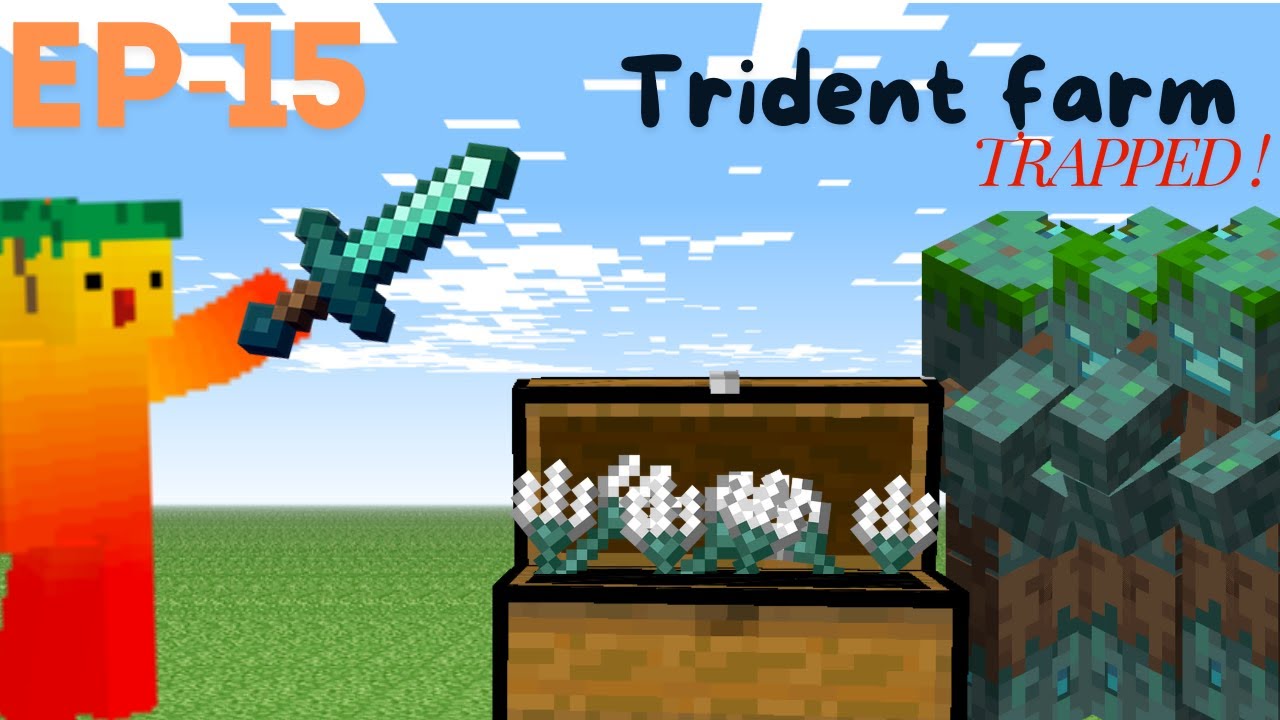 I MADE AN TRIDENT FARM IN MY SURVIVAL WORLD | MINECRAFT | MR. MANGO | # ...
