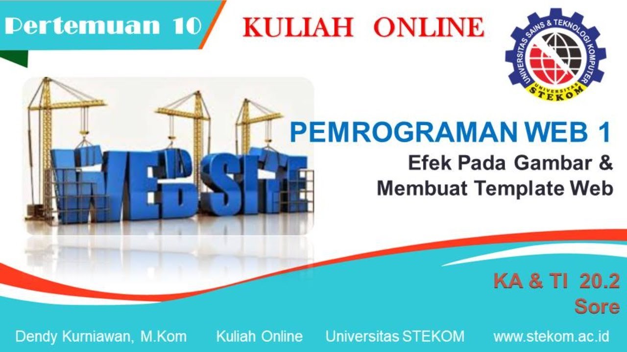 Animasi Gambar dan emmbuat Web dengan HTML CSS || Kuliah Sambil Bekerja ...