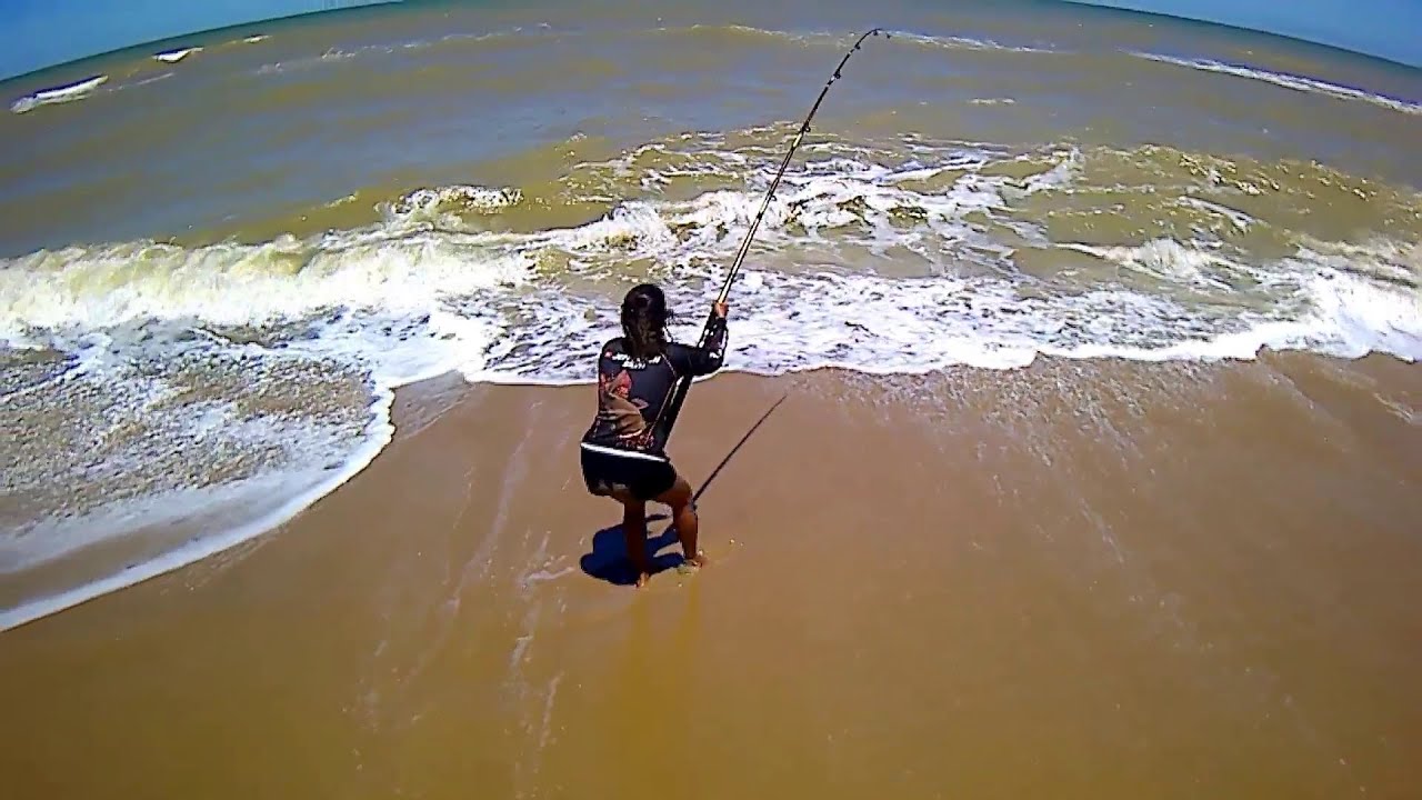 Não pode deixa de usa essa técnica na sua pescaria de praia - YouTube