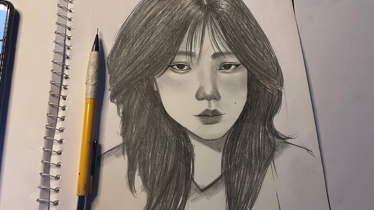 How to draw a cute girl | Cherup Art - YouTube