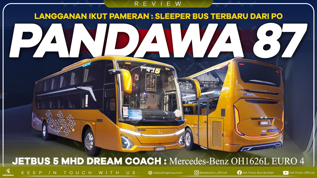 Langganan Ikut Pameran : Sleeper Bus Terbaru Dari PO. Pandawa 87 ...