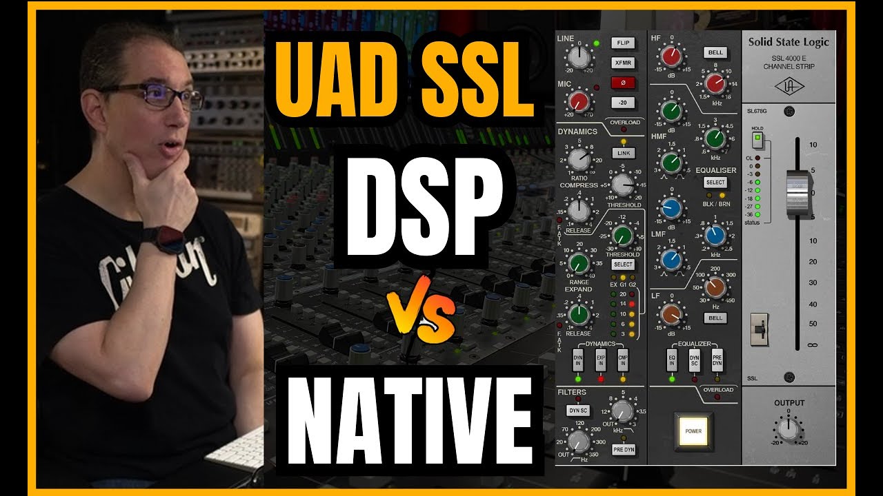 UAD SSL 4000e Channel Strip | Native vs DSP | How Many Can Your Session Run? - YouTube