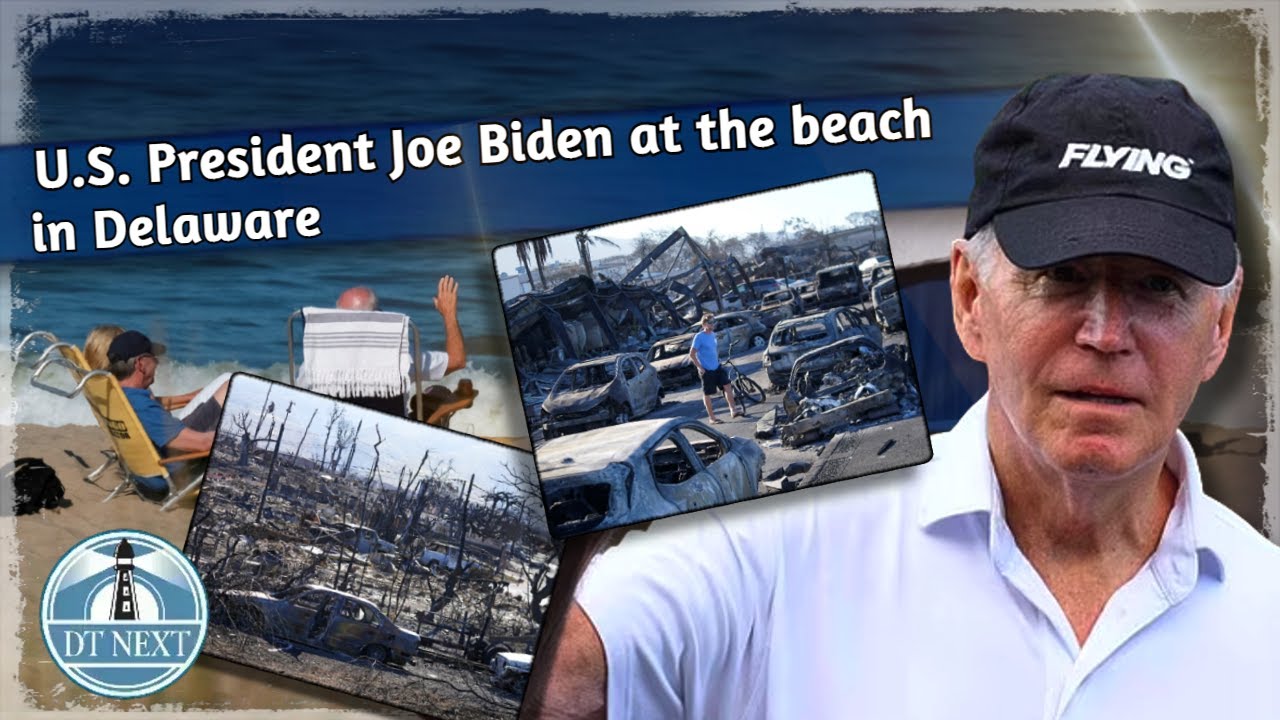 U.S. President Joe Biden at the beach in Delaware | DT Next - YouTube