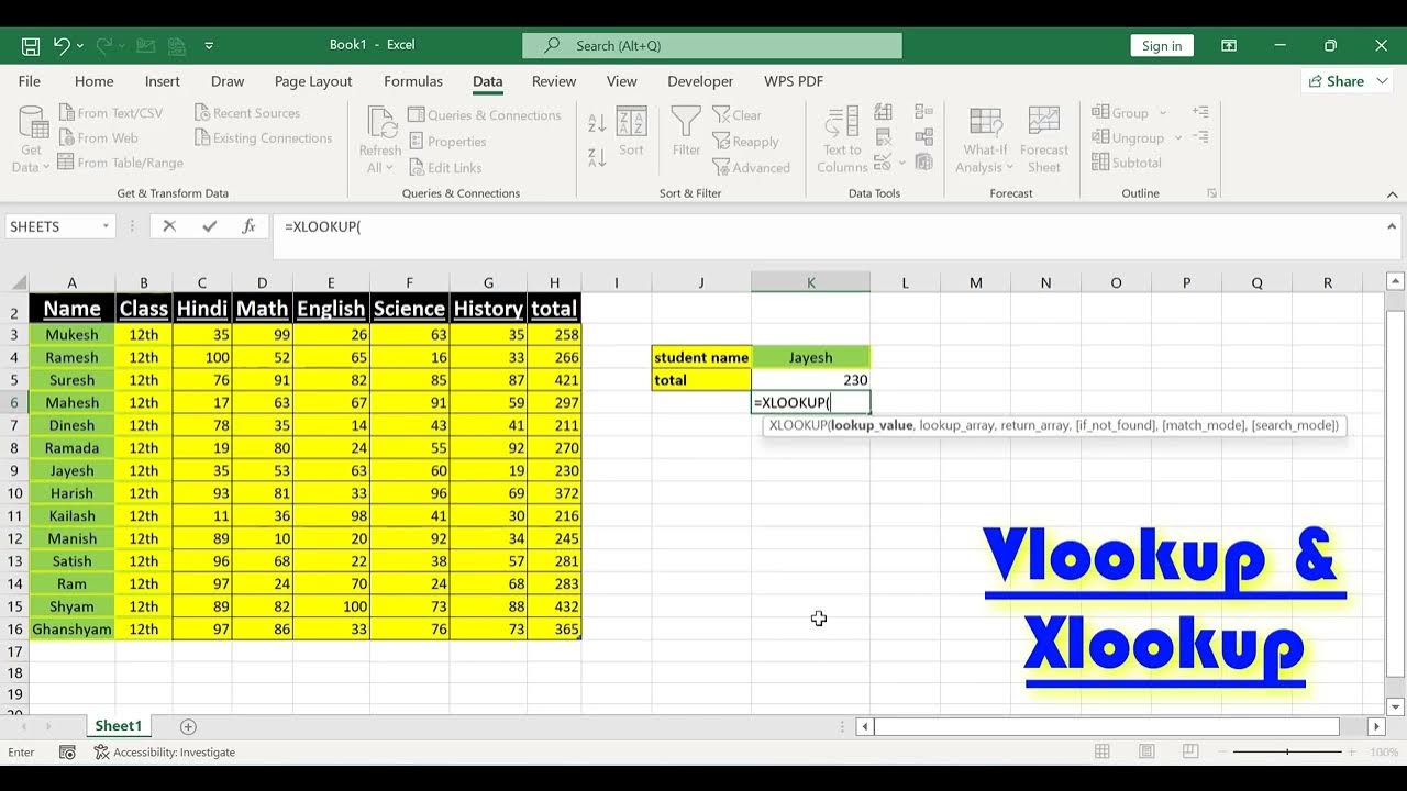 why use Xloopup instead Vlookup in MS Excel #exceltutorial - YouTube