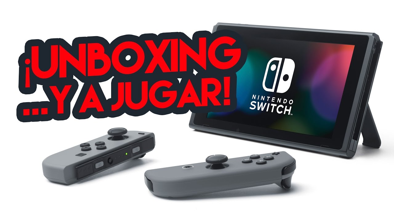 Unboxing del Nintendo Switch ¿Qué hay en la caja? - YouTube