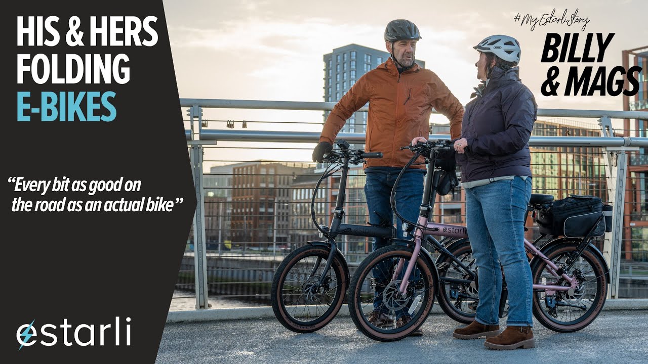 His and hers e-bikes (6ft Billy and 5ft Mags ride the SAME e-bike ...