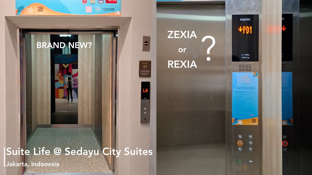 Fujitec Elevator at Suite Life @ Sedayu City Suites, Jakarta - YouTube
