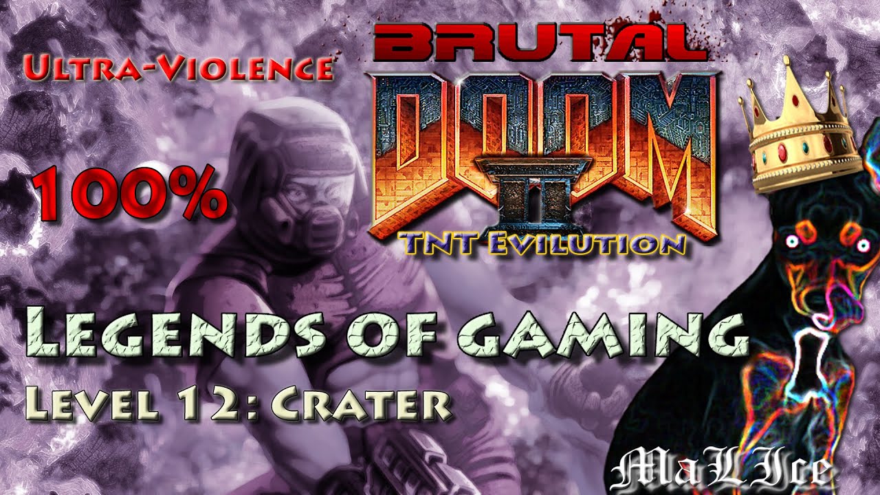 Brutal Doom 2 TNT: Evilution - Level 12: Crater - YouTube