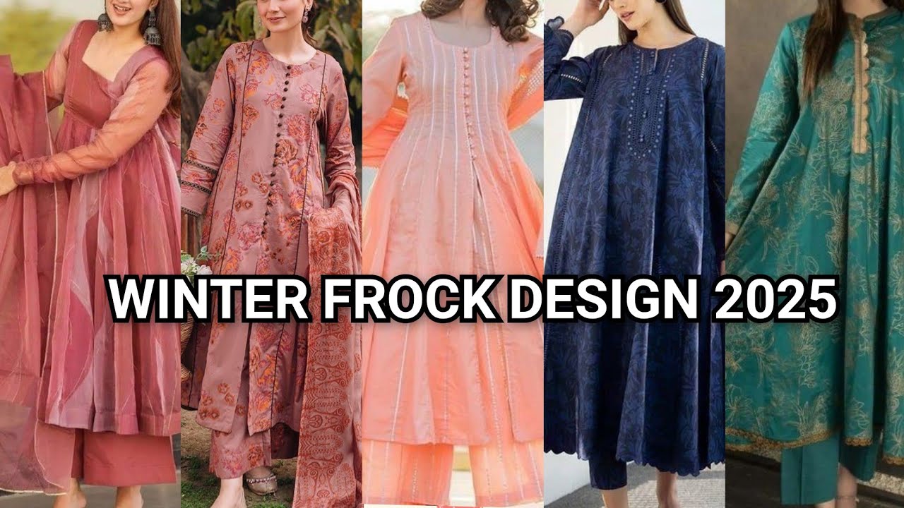 Latest frock Design for winter dresses || Frock Design For Girls ...