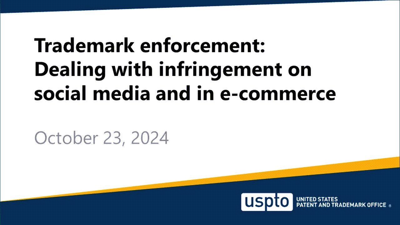 Trademark enforcement: Dealing with infringement on social media and e ...