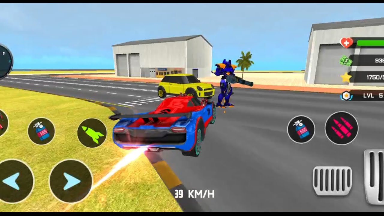 Wheels on the car🚗 Dance party Robot 🤖fun car Cartoon for kids_1M Bibo ...