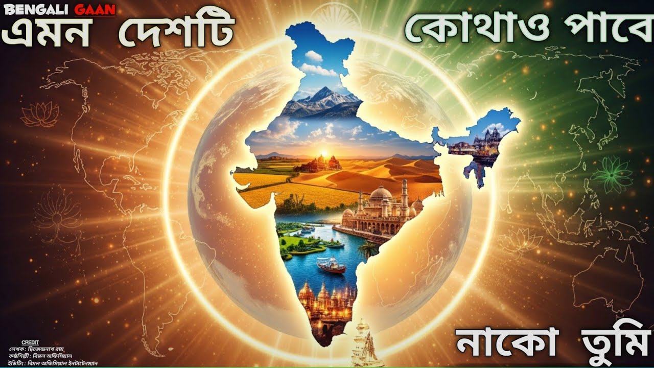 Dano Dhano Pushpe Vora Song | Indian Bengali Classic Song With Bimal ...