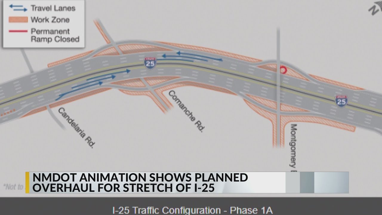 NMDOT details what revamped part of I-25 will look like in Albuquerque ...