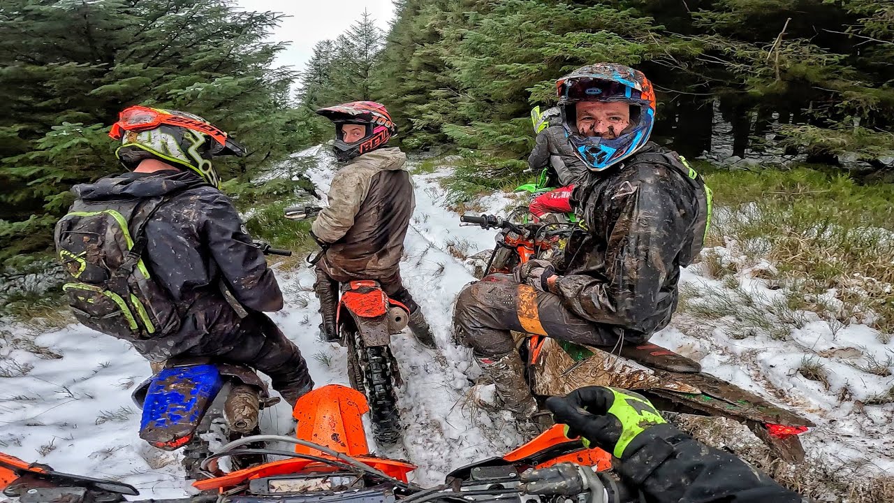 Hard Enduro Trails Deep In The Woods (RAW) - YouTube