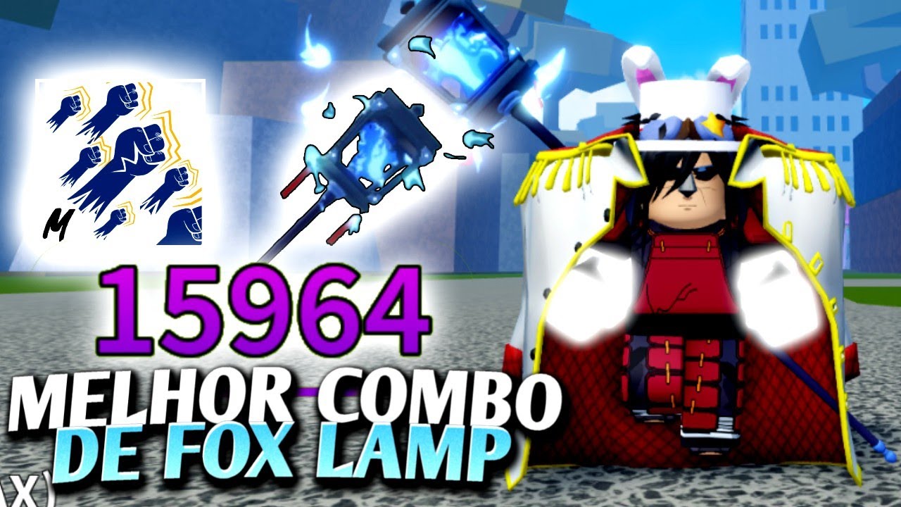 ESSE É O MELHOR COMBO DE FOX LAMP DO BLOX FRUITS!!! - YouTube