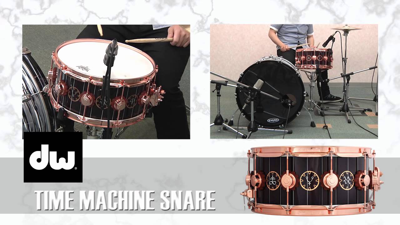 DW スネア TIME MACHINE SNARE - YouTube