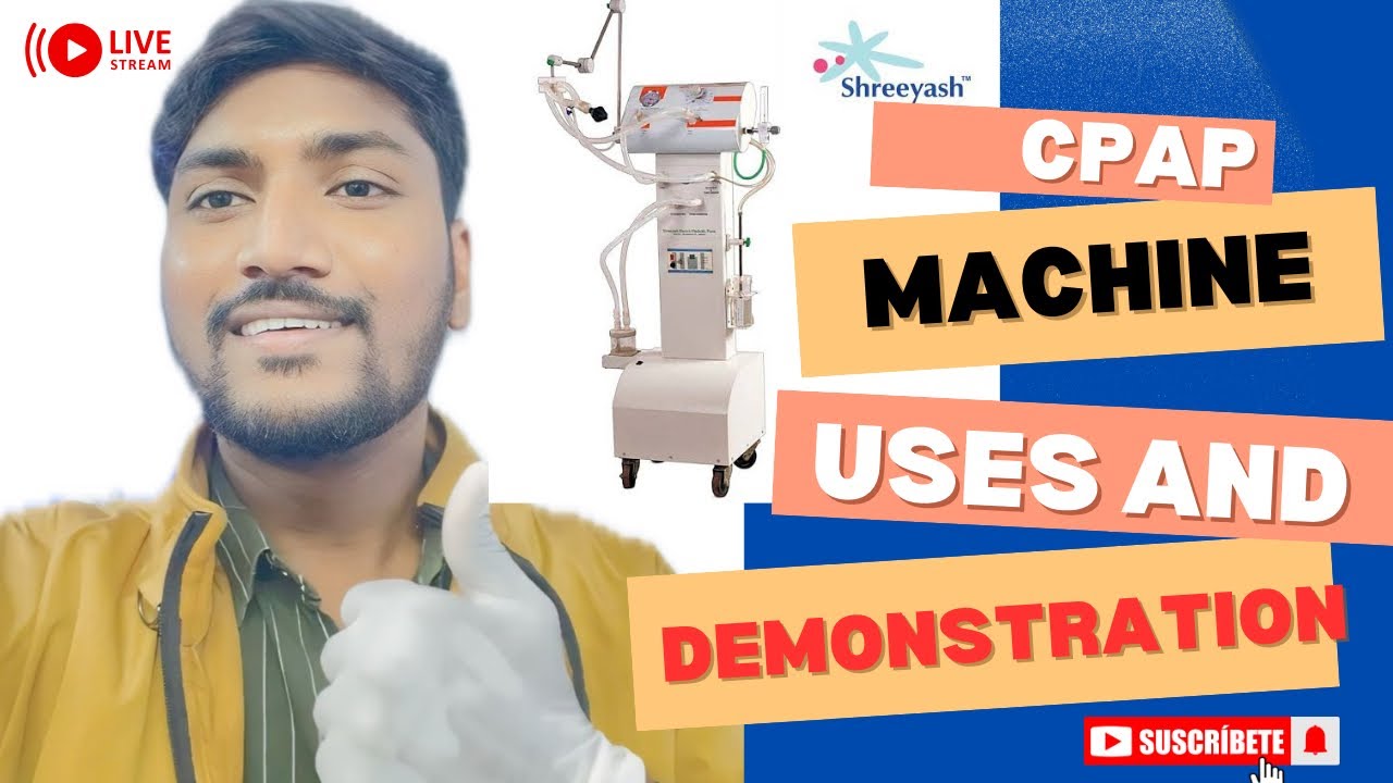 Bubble CPAP Machine l Demonstration l Uses l Equipment l Hindi ...