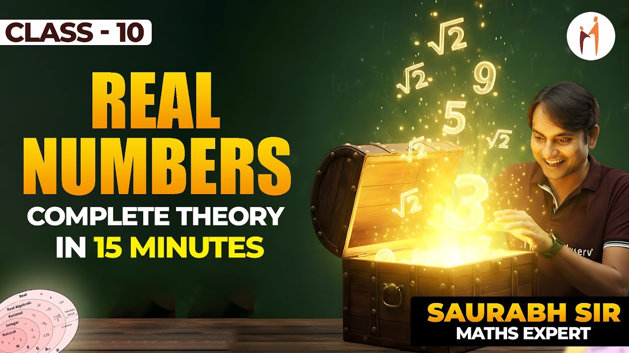 Real Numbers in 15 Minutes | Master Class 10 & JEE Maths Basics ...
