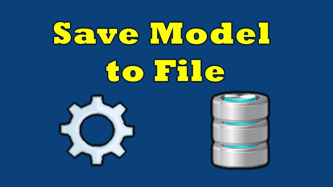 How to Save a Machine Learning Model in a File in Python using Pickle ...