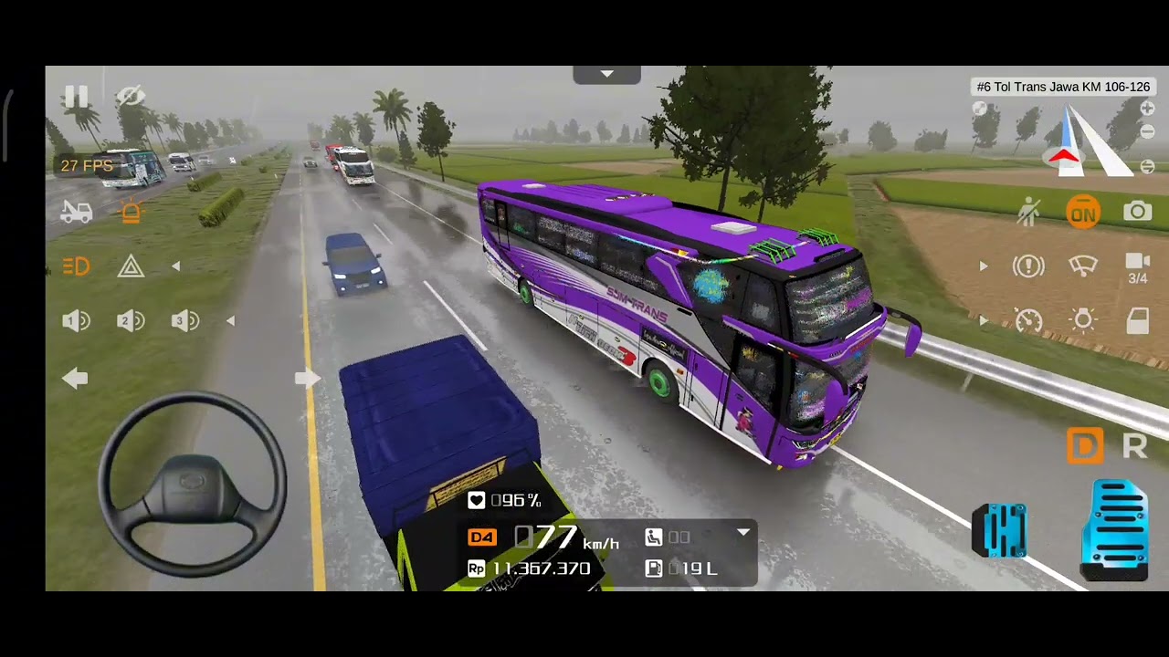 BUS SJM TRANS HARI INI 21 JULI BUSSID I #BUS #SIMULATOR #TELOLET - YouTube