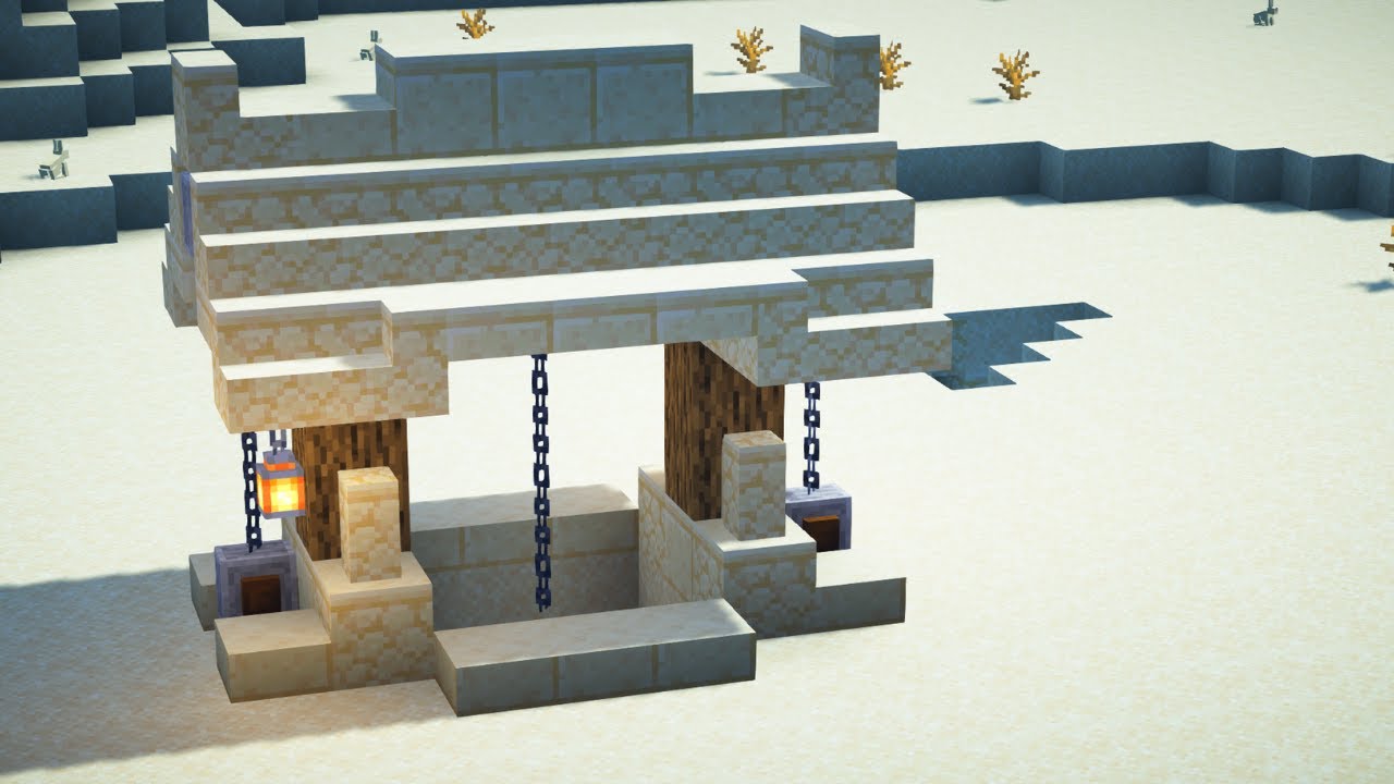 Minecraft⚒️ COMO HACER un POZO de AGUA en MINECRAFT(DESIERTO🏜) FACIL Y ...