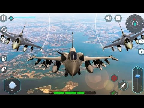 Modern Air Fighter Jet 3D - Fighter Simulator Games - Android Gameplay ...