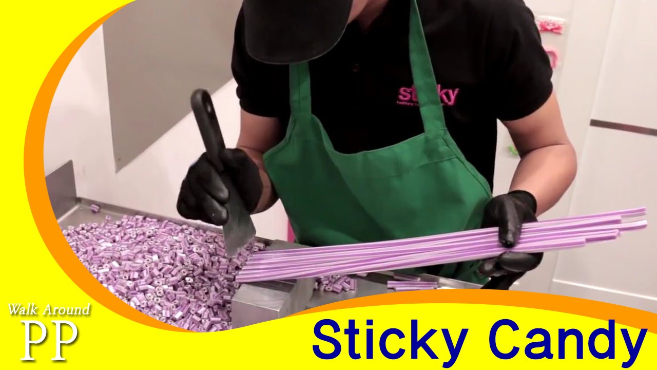 Sticky Candy (Handmade candy) in Cambodia - YouTube