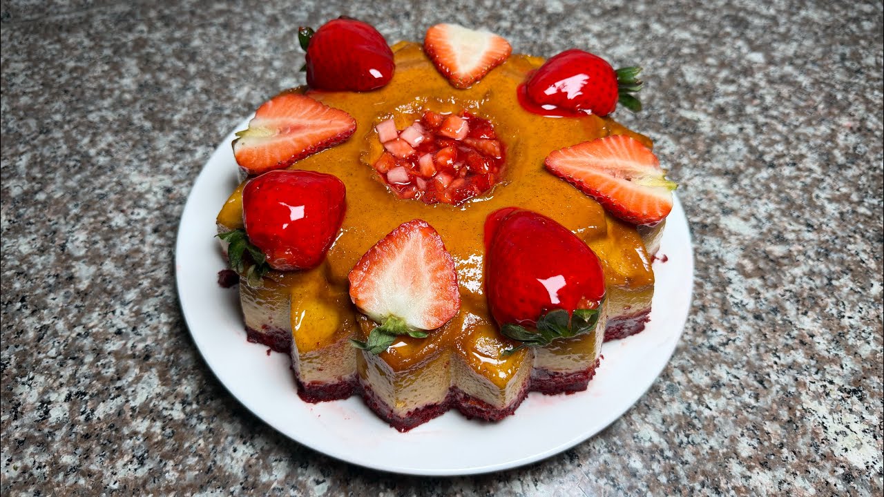 Flan/Red Velvet! The Impossible Cake Made Possible - YouTube