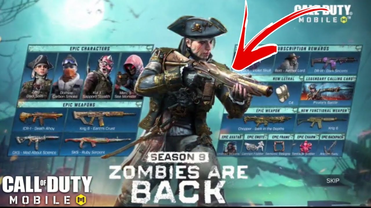 New Season 9 Battle Pass Trailer CODM | Season 9 Battle Pass Guns and ...