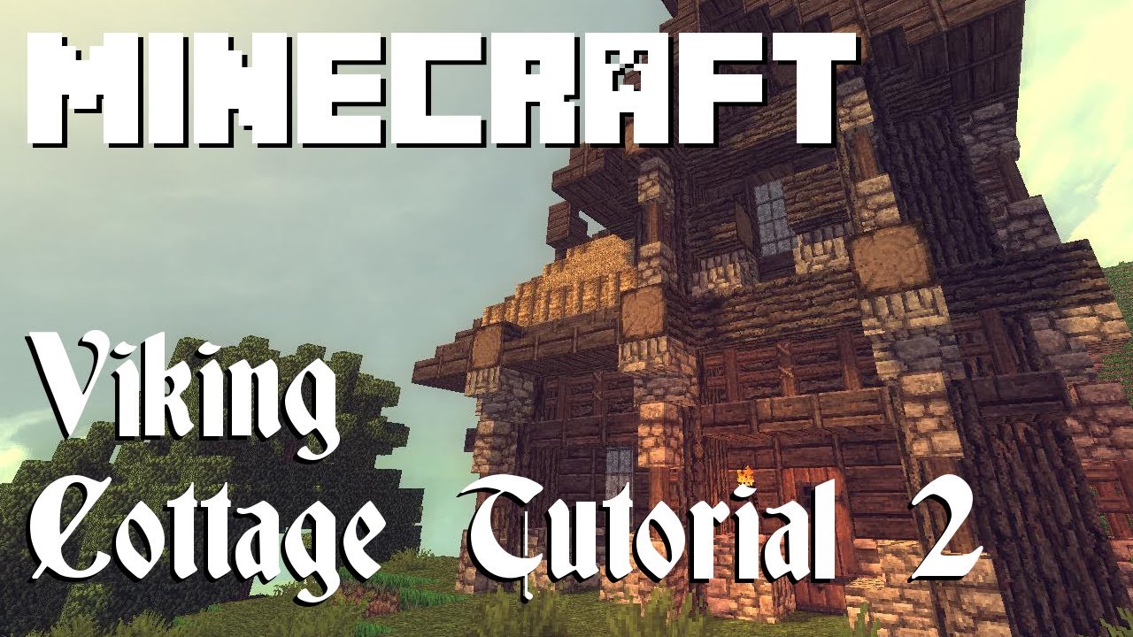 Minecraft Tutorial: Viking Cottage 2 - YouTube