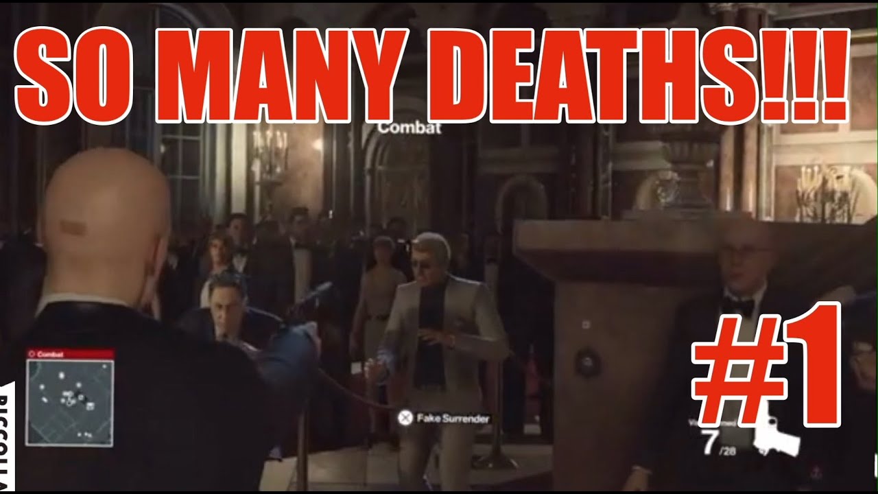 AHHHHHHH!!!! - HITMAN - Paris Mission - FUNTAGE - Part 1 - YouTube
