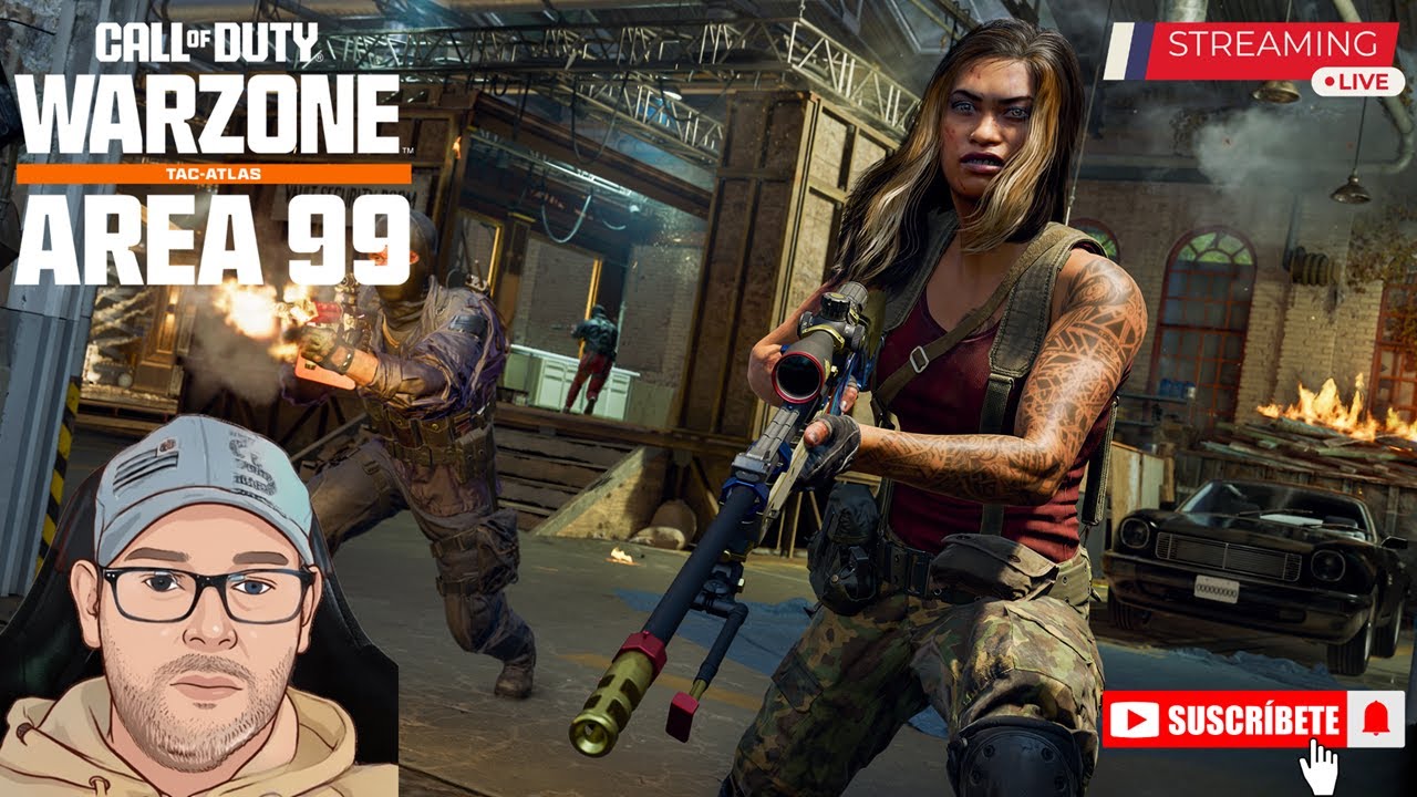 Live🎞️🤠 Call of Duty BO6 Warzone temporada 01 Mapa Area 99 - YouTube