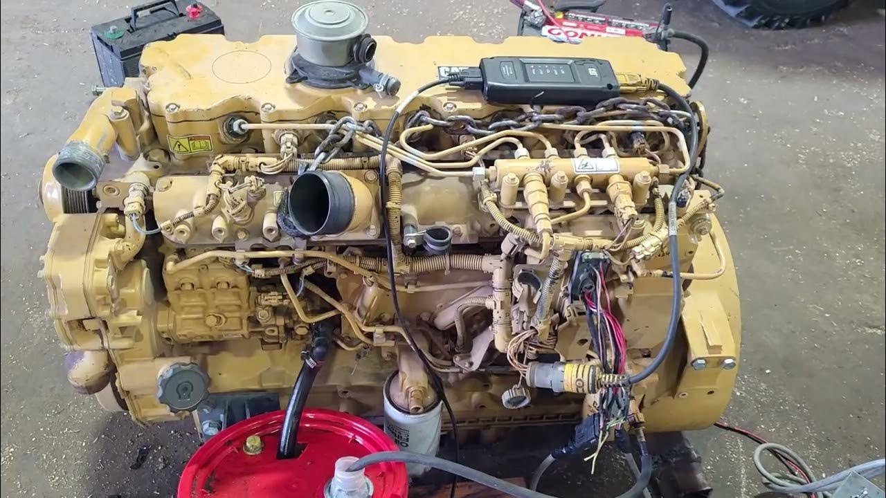 MOTOR CATERPILLAR C6.6 - YouTube