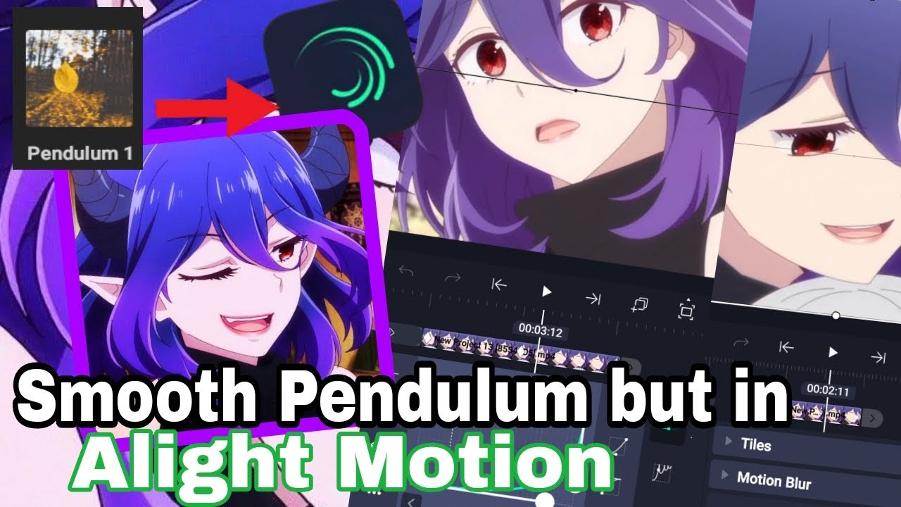 Smooth Capcut Pendulum Animation But In Alight Motion - YouTube