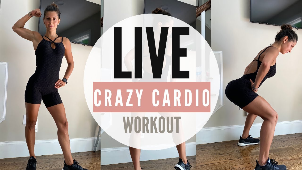CRAZY SWEAT CARDIO 💦 | LIVE WORKOUT - YouTube