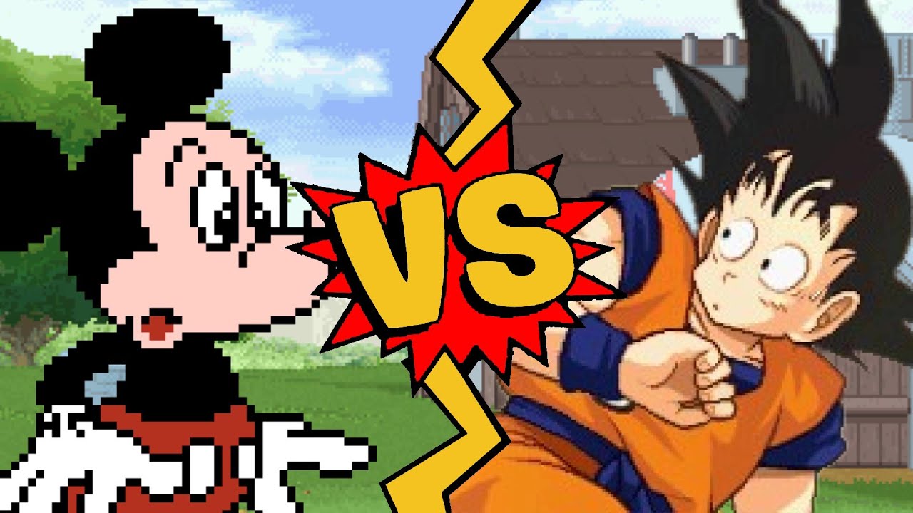 M.U.G.E.N Battles | Mickey Mouse vs Goku | Disney vs Dragon Ball Z ...