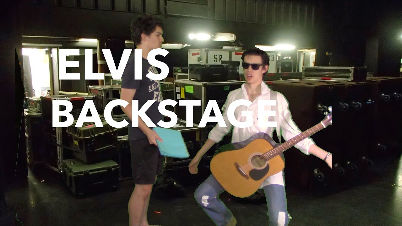 Rare clip of Elvis backstage - YouTube