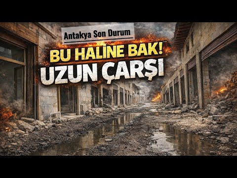 Uzun Çarşı’nın Son Hali Şok Etti! Antakya 2026