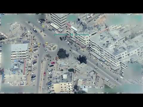 Afrin'deki siviller, çıkışlarına engel olan teröristlere böyle direniyor..
