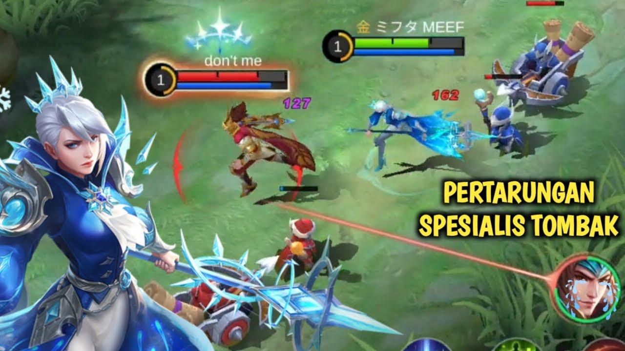 Pertarungan dua spesialis senjata Tombak | silvanna vs zilong | mobile ...