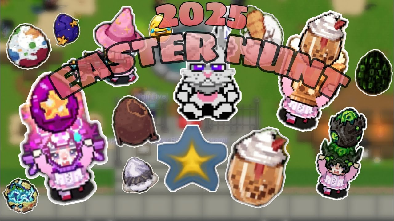 Graal era - Easter Hunt 2025 | New Easter Gun! | Full all achievements ...