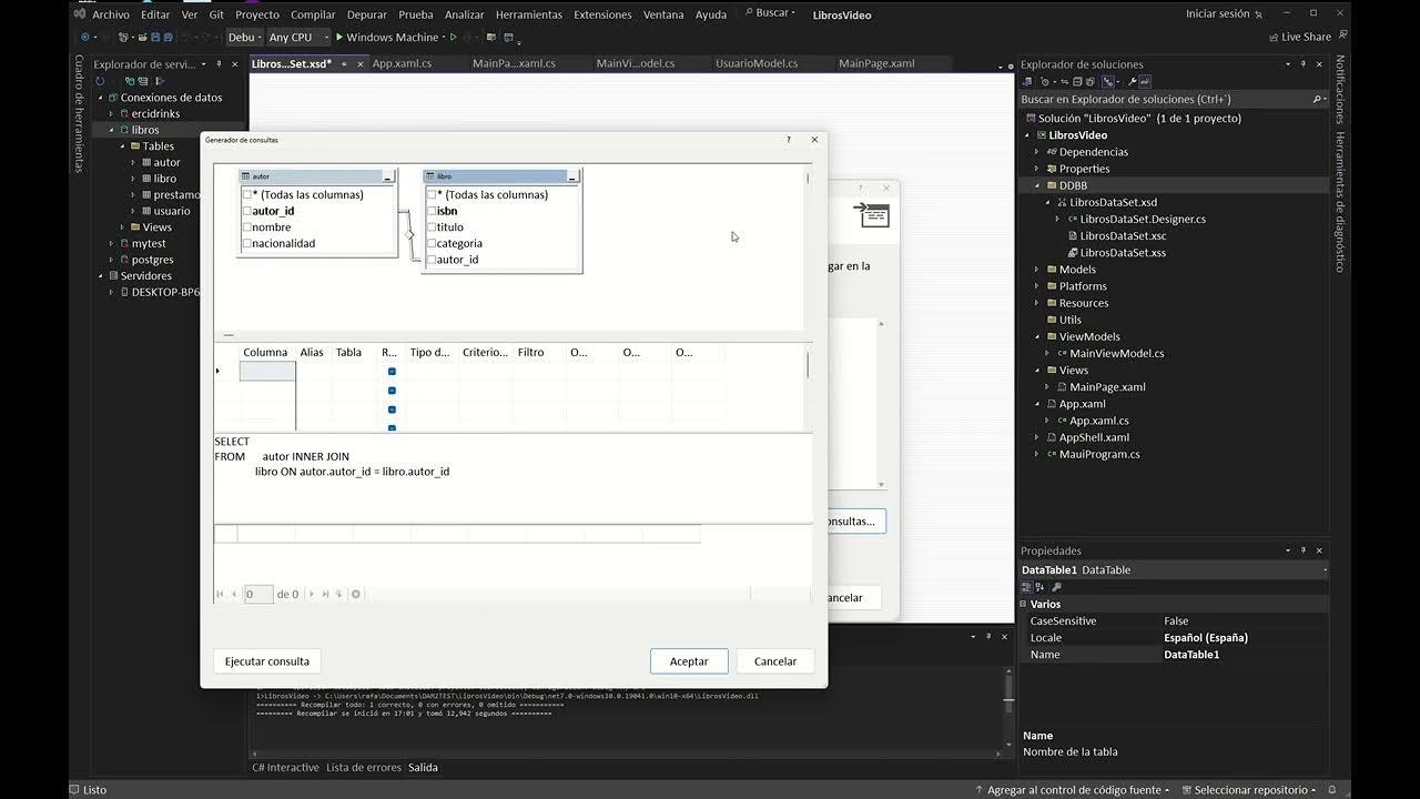 4. MAUI Reports - Conexión POSTGRESQL configurar INFORMES - YouTube