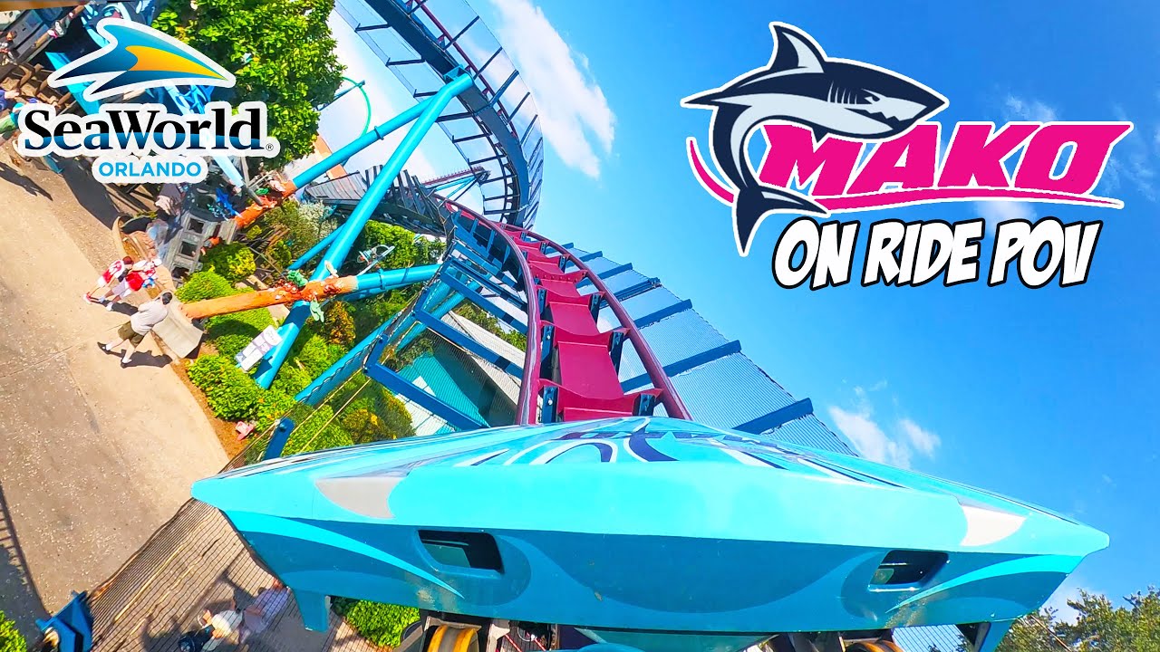 Mako Hyper Coaster Front Row On-Ride POV at SeaWorld Orlando (Nov 2025 ...